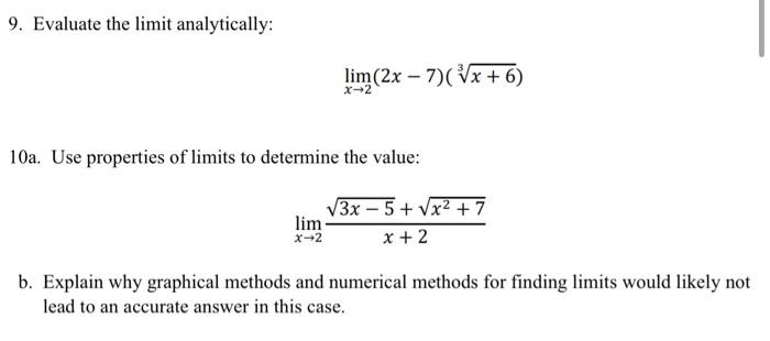 Solved Limits That Fall to Exist In Exercises 19 and 20, | Chegg.com