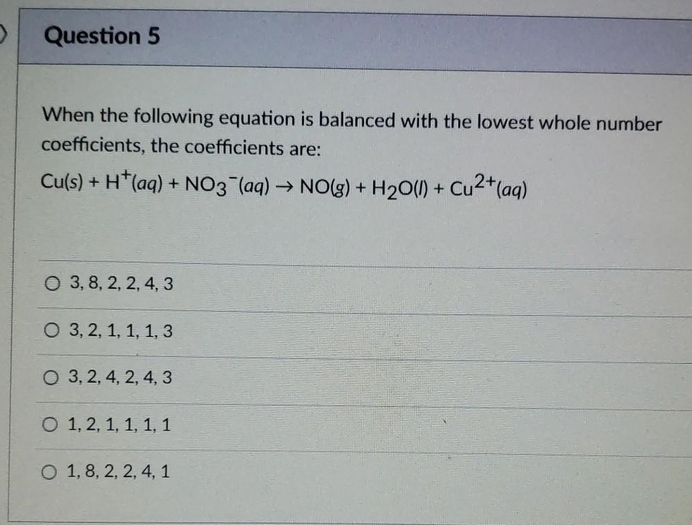 Solved Question 1 What is the oxidation number of oxygen in | Chegg.com