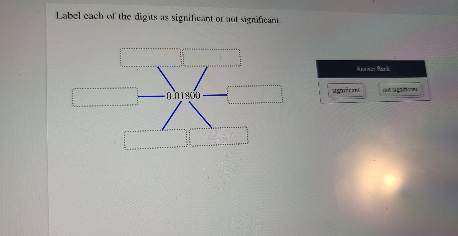 Solved Label each of the digits as significant or not | Chegg.com
