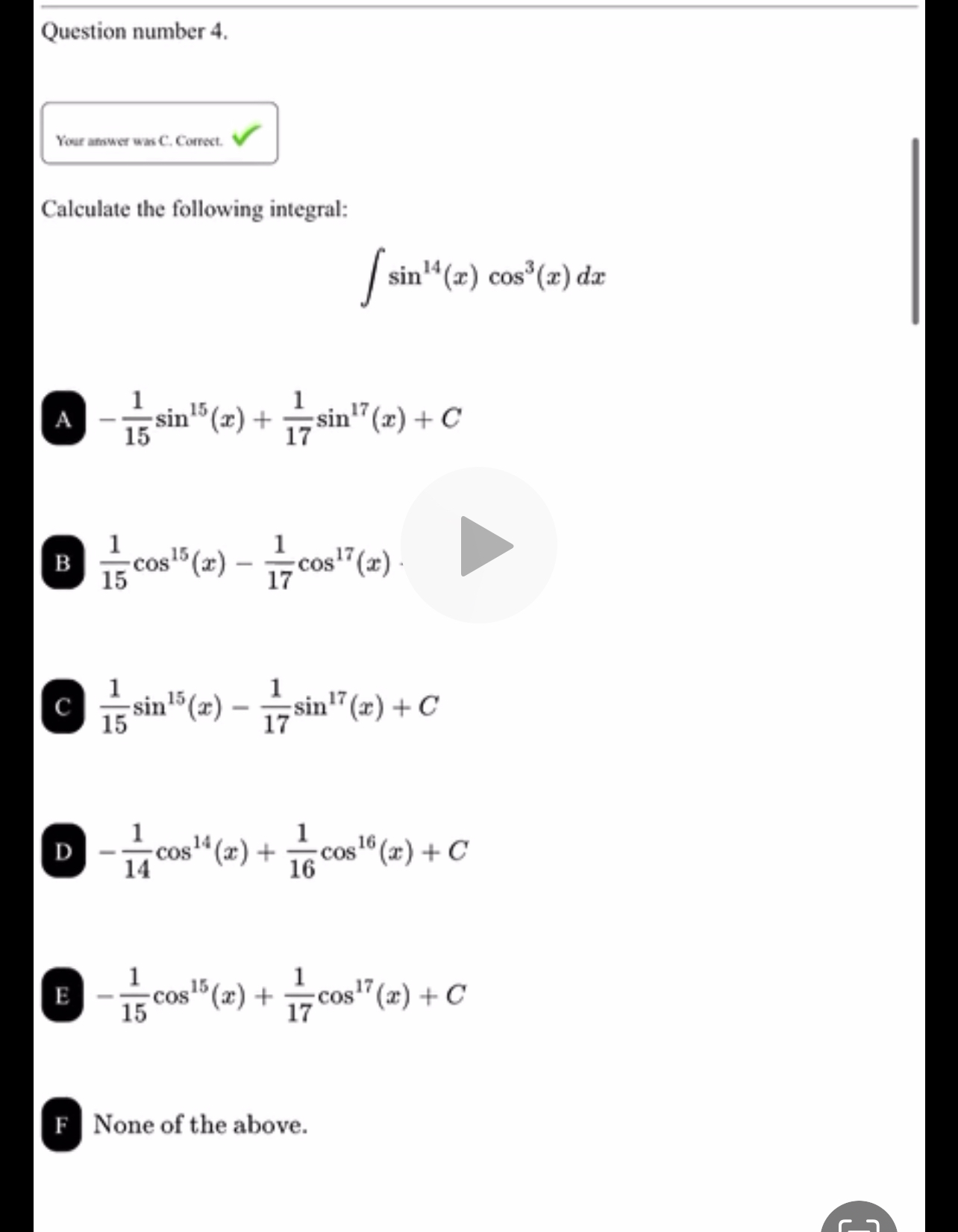 Solved Question number 4.Calculate the following | Chegg.com