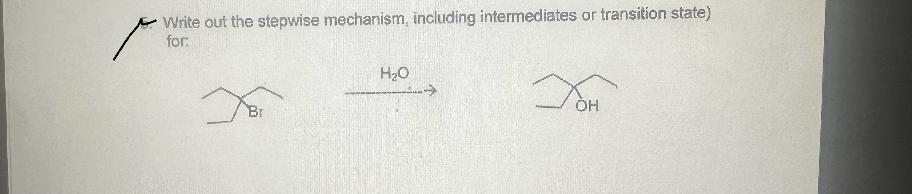 Solved Write out the stepwise mechanism, including | Chegg.com