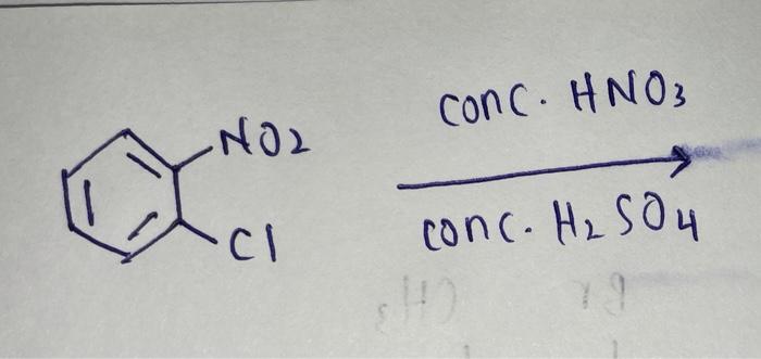 Solved conc. HNO₃ ΝΟΣ CO Cl conc. H₂SO4 | Chegg.com