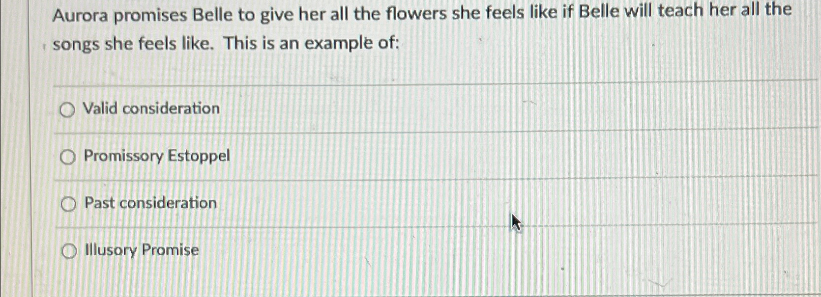 Solved Aurora promises Belle to give her all the flowers she | Chegg.com