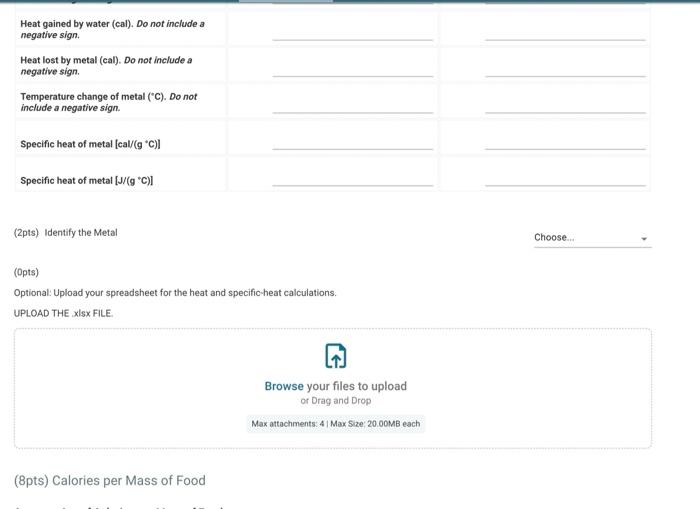Solved (1pt) Energy and Specific Heat Are you completing | Chegg.com