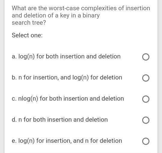 Solved The preorder traversal sequence of a binary search | Chegg.com