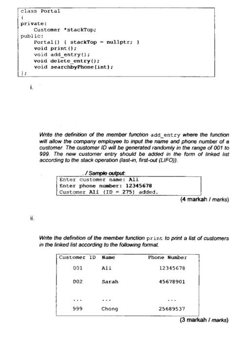 Solved What is the difference between a friend function for | Chegg.com