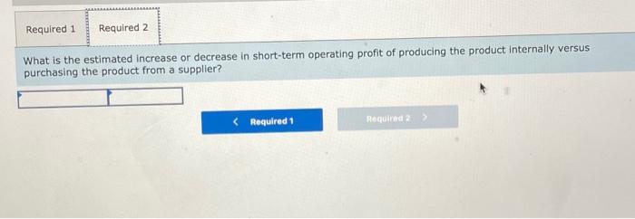 Solved Make or Buy Terry Inc. manufactures machine parts for | Chegg.com