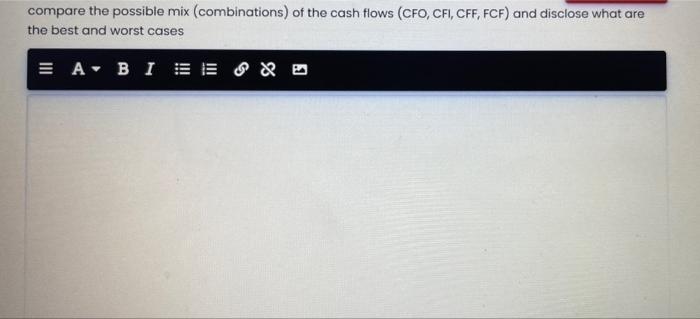 compare the possible mix (combinations) of the cash | Chegg.com