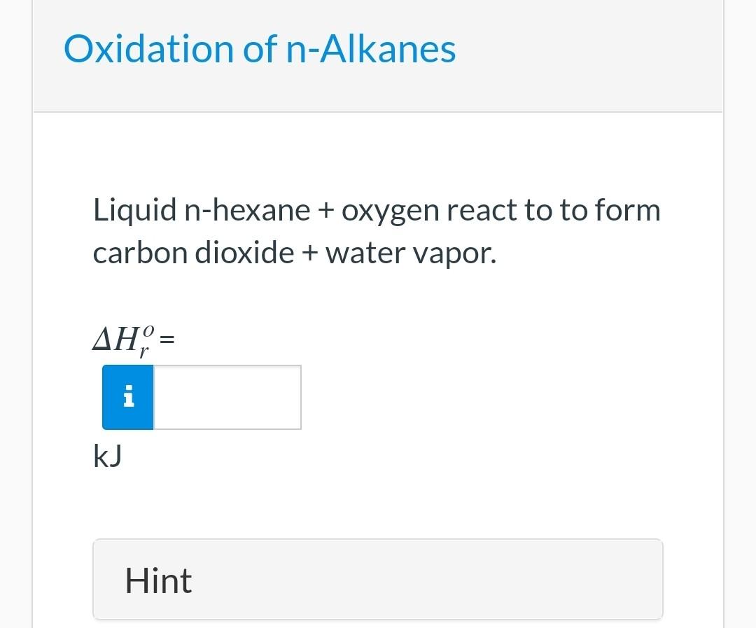 Solved Use tabulated heats of formation to determine the | Chegg.com
