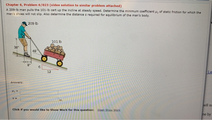 Solved Chapter 6 Problem 6023 Video Solution To Similar 1722