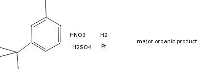 Solved HNO3 H2 H2SO4 Pt major organic product | Chegg.com