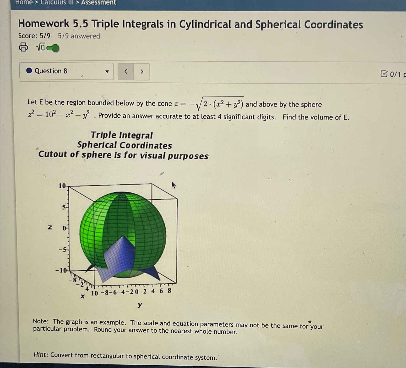 Solved Home > ﻿Calculus III > ﻿AssessmentHomework 5.5 | Chegg.com