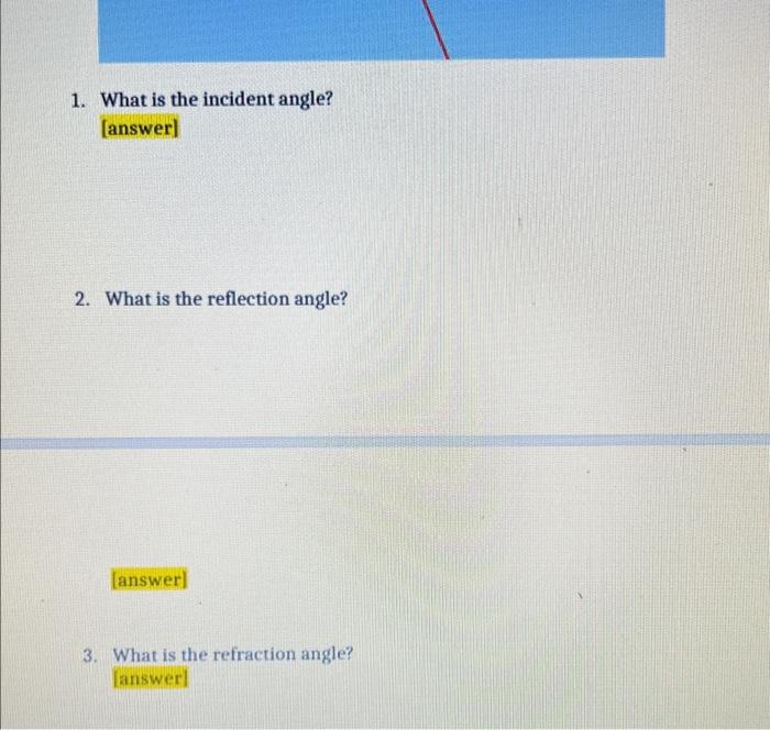 Solved Step 1 Open the Bending Light simulation. When the | Chegg.com