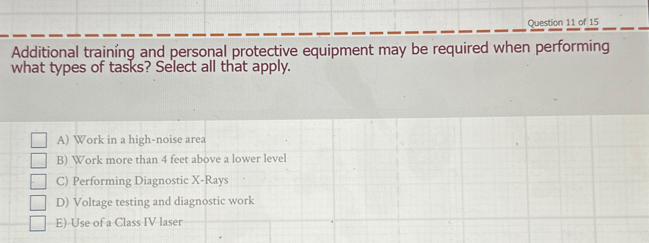 Solved Additional training and personal protective equipment | Chegg.com