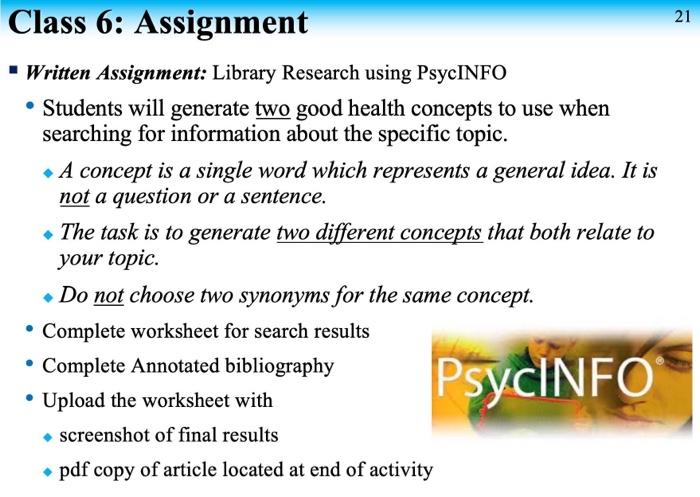 Solved Written Assignment: Library Research using | Chegg.com