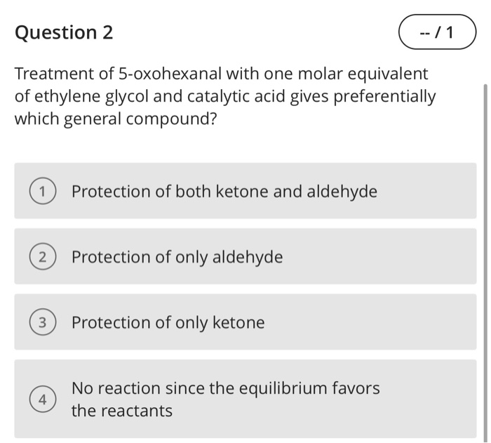 Solved Question 1 --/1 ) Reaction of 2-cyclohexenone with | Chegg.com