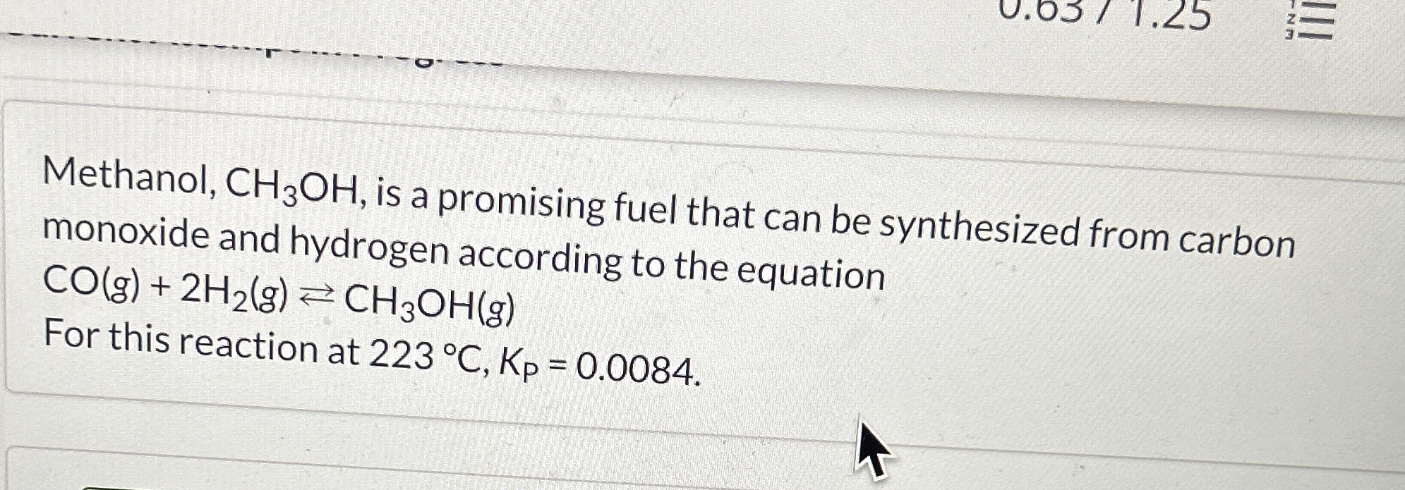 Solved Methanol, CH3OH, ﻿is a promising fuel that can be | Chegg.com