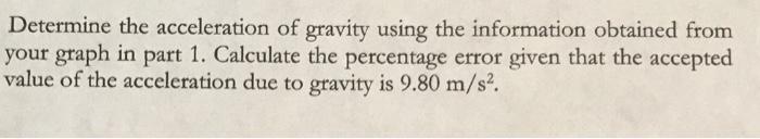Solved Using the vernier graphical analysis software, plot a | Chegg.com