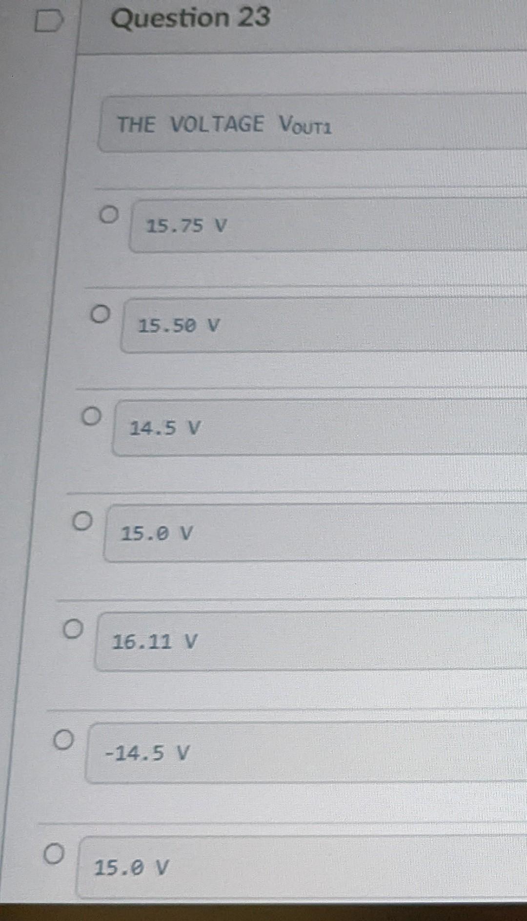 Solved GIVEN THE CIRCUIT BELOW. CALCULATE THE VOLTAGES OR | Chegg.com