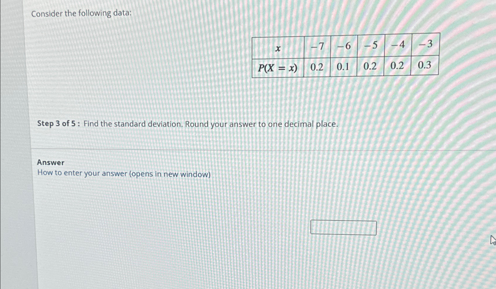 Solved Consider the following | Chegg.com