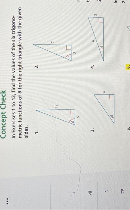 Solved Concept Check In Exercises 1 to 12, find the values | Chegg.com Solved Concept Check In Exercises 1 to 12, find the values | Chegg.com