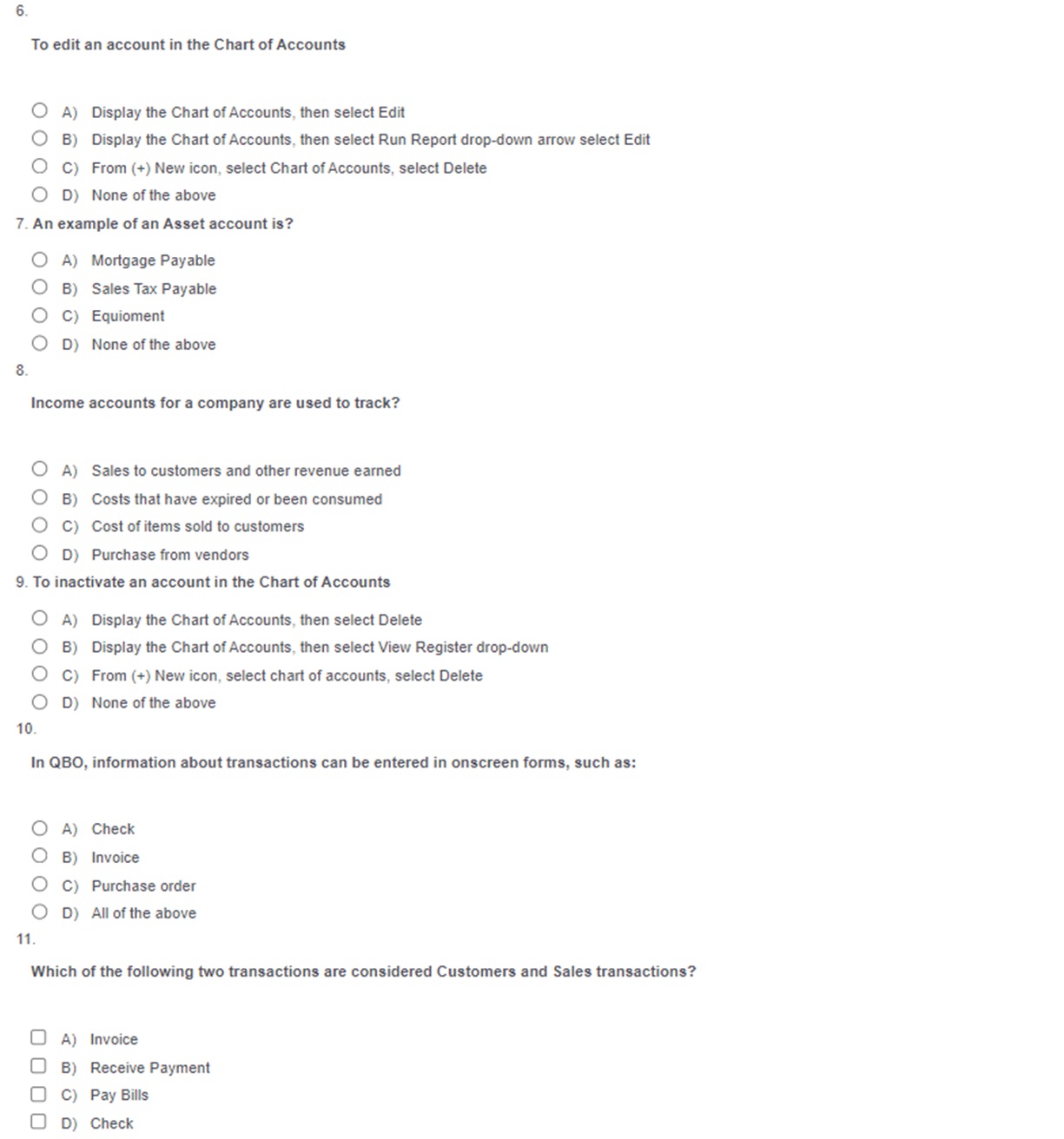 Solved Kindly help me answers this multiple choice. | Chegg.com