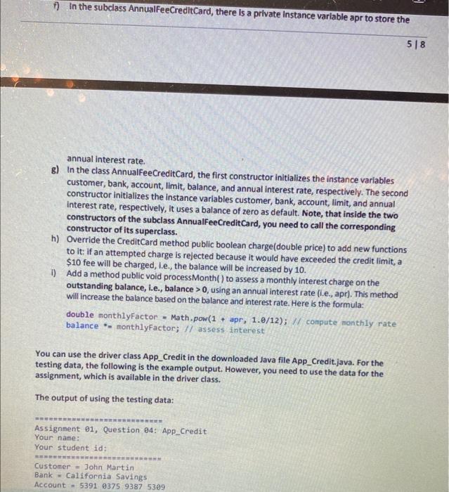 Solved 4. (40pts) Use the following UML dlagram as a | Chegg.com