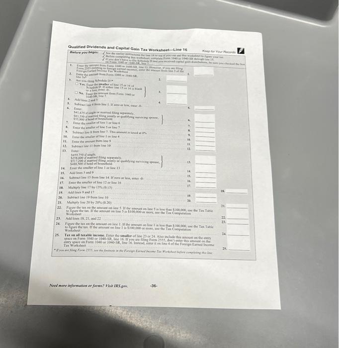 Solved please help me ASAP with 2022 tax return and show | Chegg.com