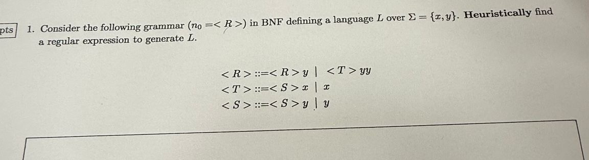 Solved Consider the following grammar | Chegg.com
