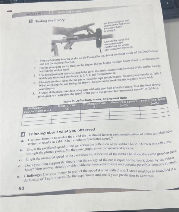 1. Pluy a photogate into the A slot on the | Chegg.com