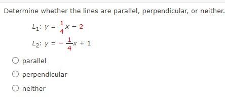 Determine whether the lines are parallel, | Chegg.com