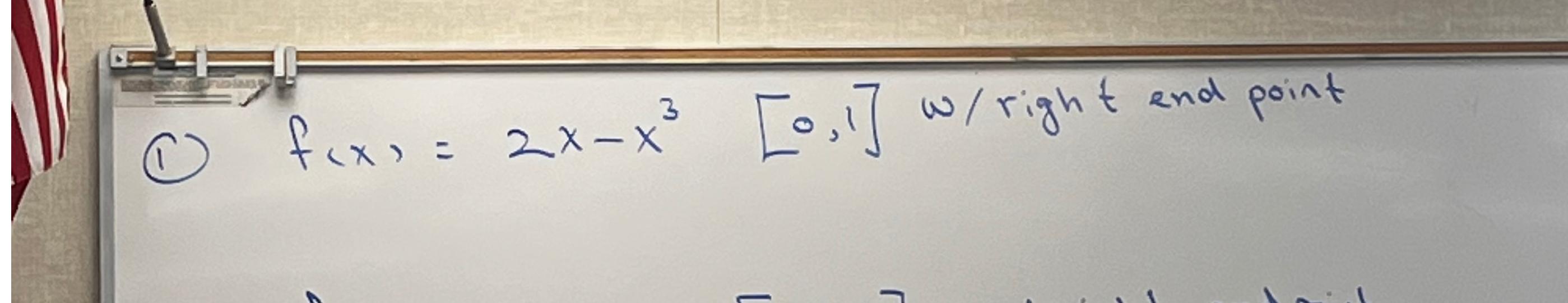 Solved (1) ﻿ With right end point | Chegg.com