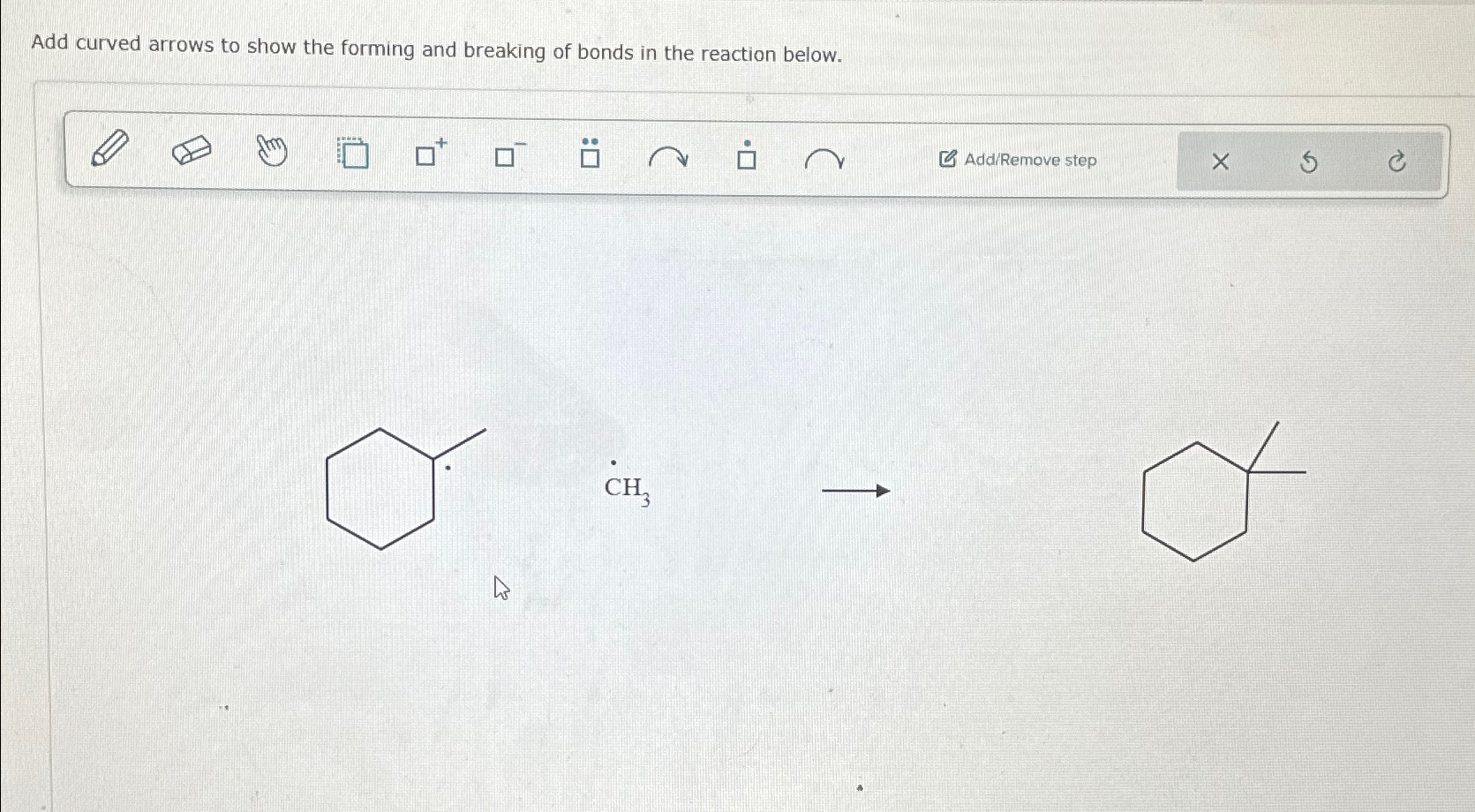 Solved Add curved arrows to show the forming and breaking of | Chegg.com