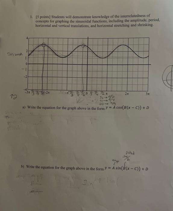 Solved 1. [5 points] Students will demonstrate knowledge of | Chegg.com