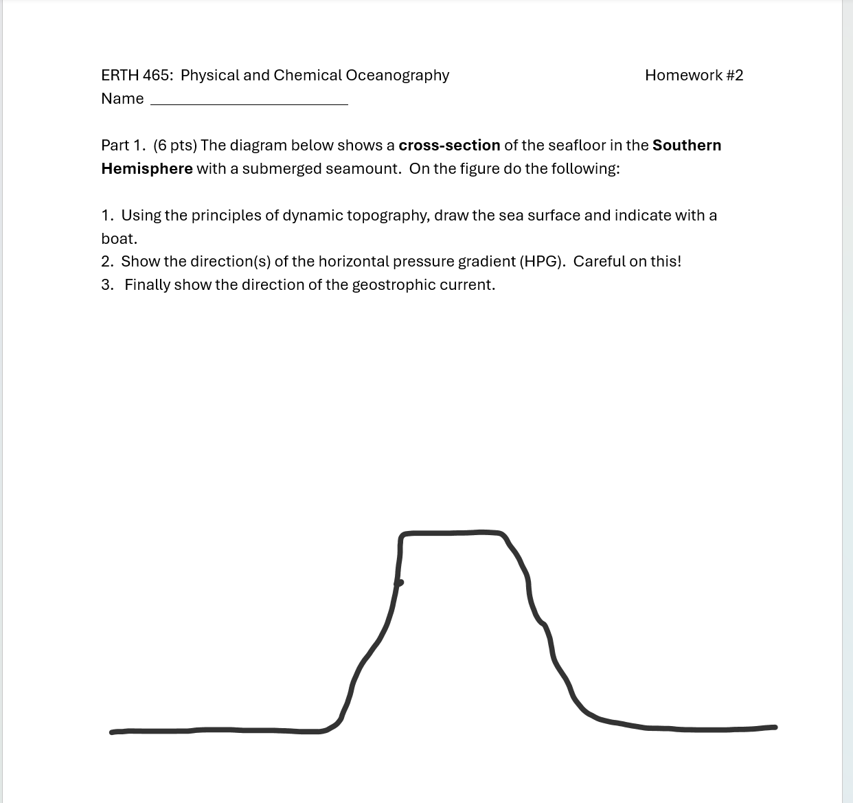 Solved Part 1. (6 ﻿pts) ﻿The diagram below shows a | Chegg.com