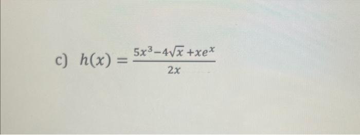 find the derivatives using basic derivative rules (NO | Chegg.com