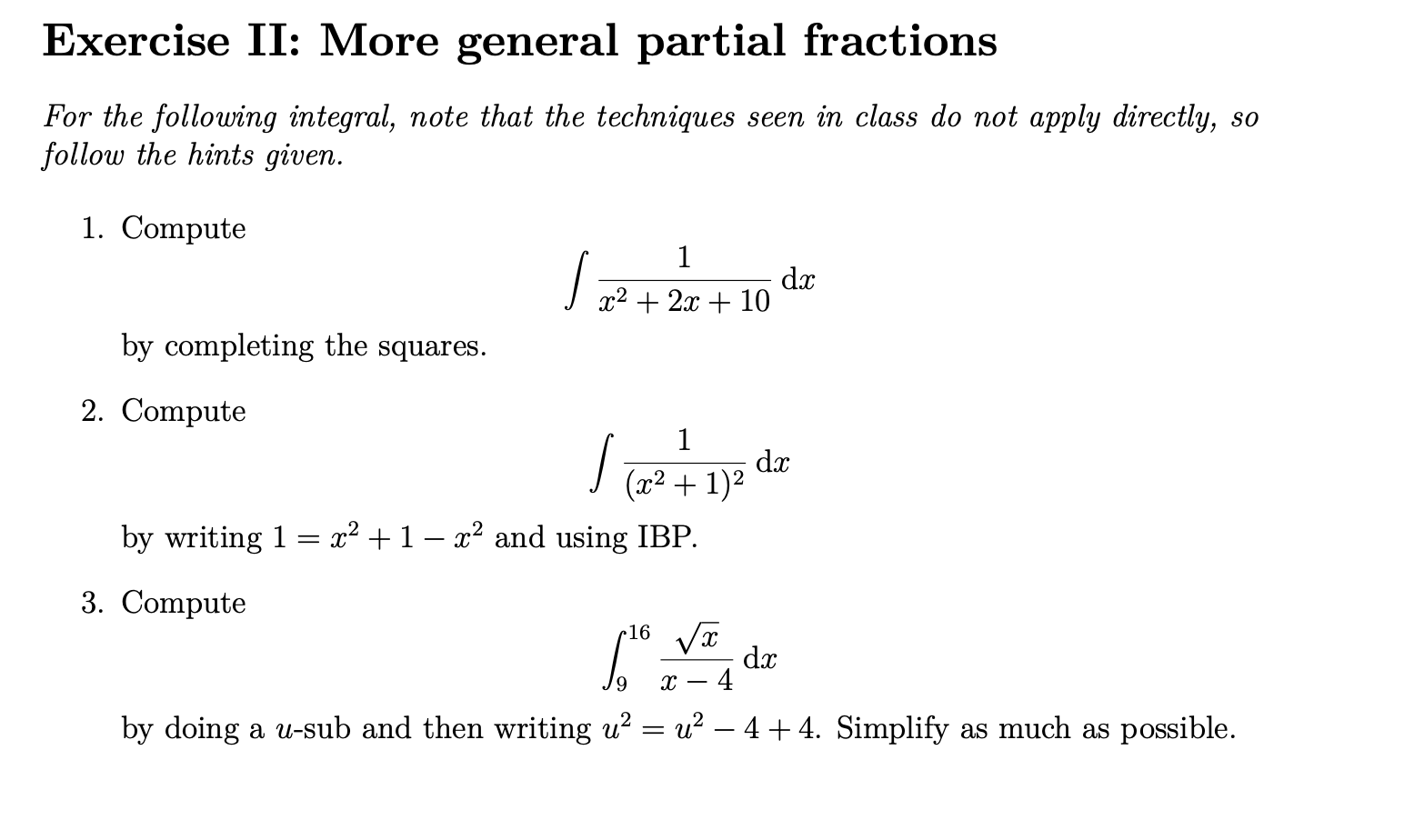 Solved How do you solve all three problems using partial | Chegg.com