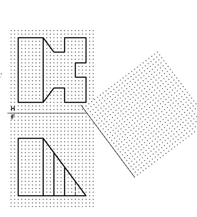 Solved Sketch the auxiliary views of the objects as | Chegg.com