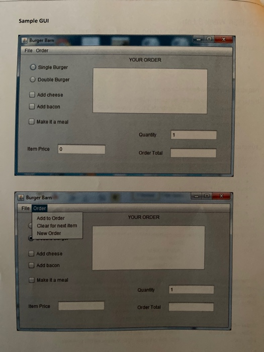 Solved CIS355A Week 3 Lab Enhanced GUI Application using | Chegg.com