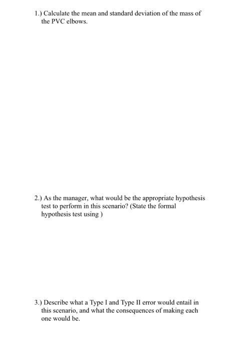 Solved The Scenario: The production line manager at a | Chegg.com