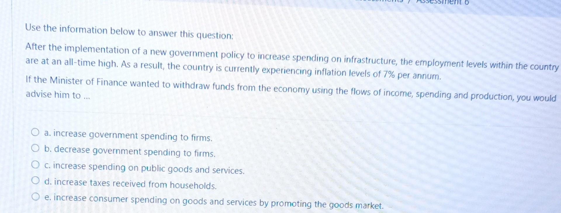 Solved Use the information below to answer this question: | Chegg.com