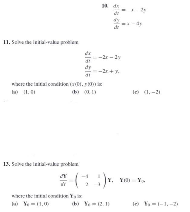 Solved In Exercises 1-10, (a) compute the eigenvalues; (b) | Chegg.com