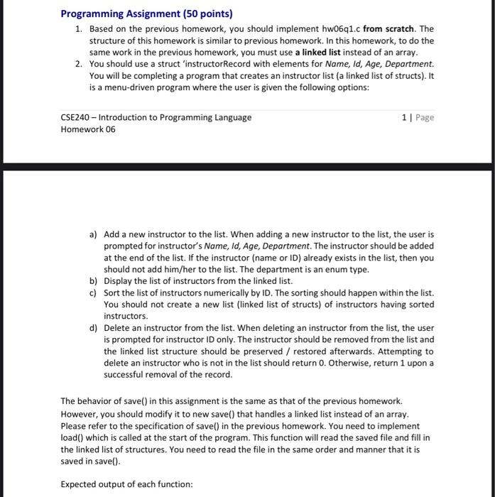 Solved CSE240 Fall 2022 HW6// Write your name here// Write | Chegg.com