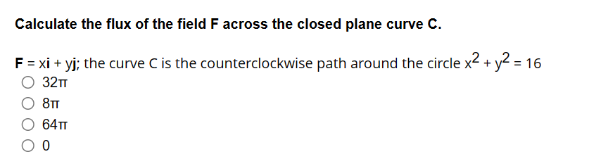 Solved Calculate the flux of the field F ﻿across the closed | Chegg.com