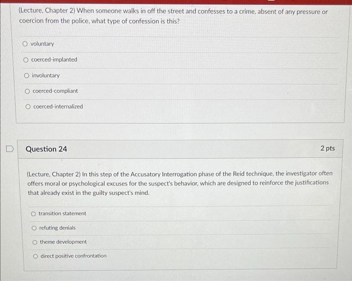 Solved (Lecture, Chapter 2) When someone walks in off the | Chegg.com