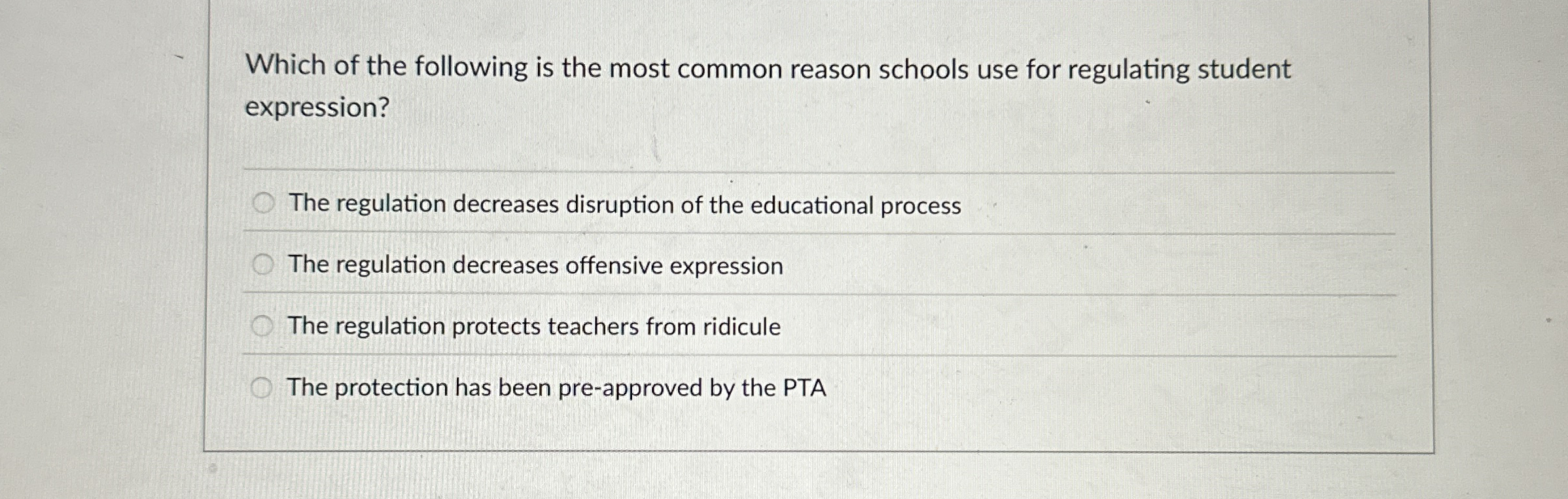 Solved Which of the following is the most common reason | Chegg.com
