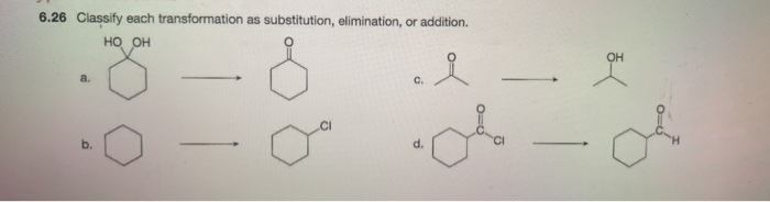 Solved 6.26 Classify each transformation as substitution, | Chegg.com