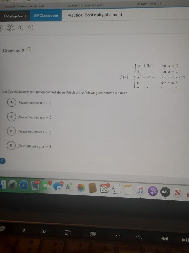 Solved A student attempted to confirm that the function f | Chegg.com