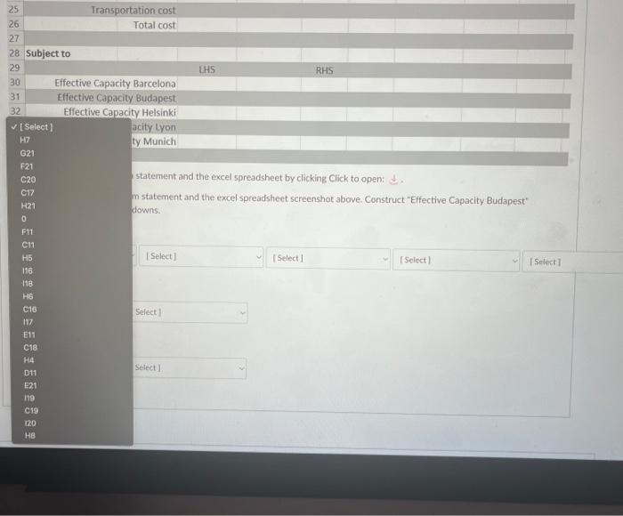 Will like answer! Please fill in the dropdown boxes | Chegg.com