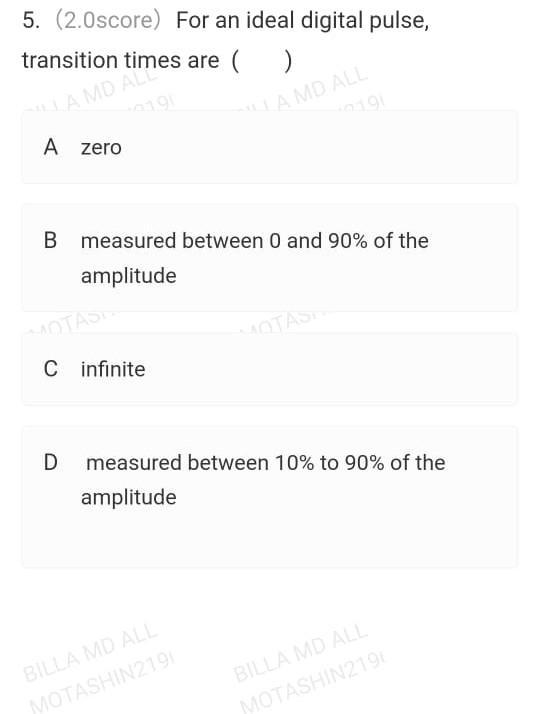 Solved 1. (2.0score) A J-K flip-flop with J=1 and K=1 has a | Chegg.com